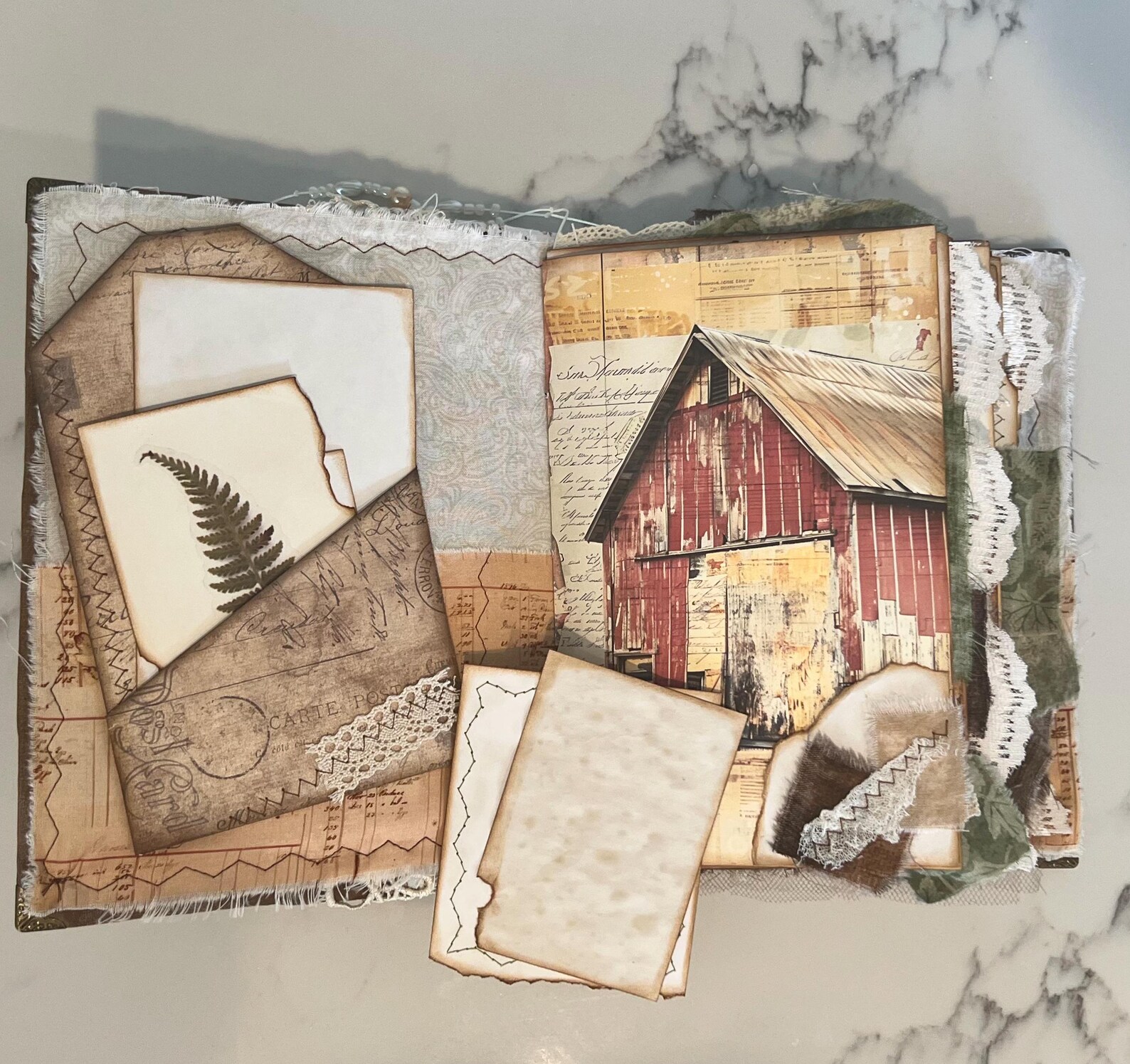 Handmade Old Barn/farm Journal/memory Book - Etsy