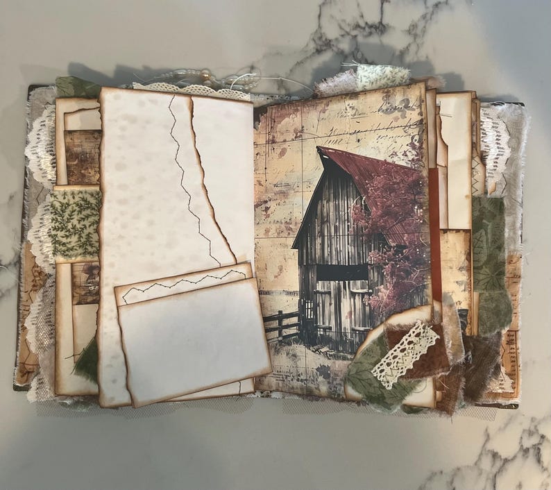 Handmade Old Barn/farm Journal/memory Book - Etsy