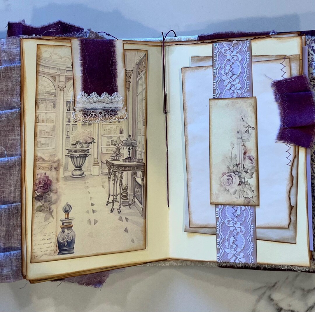 Purple Victorian Journal - Etsy