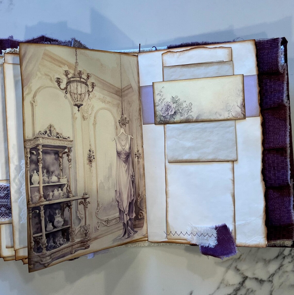Purple Victorian Journal - Etsy