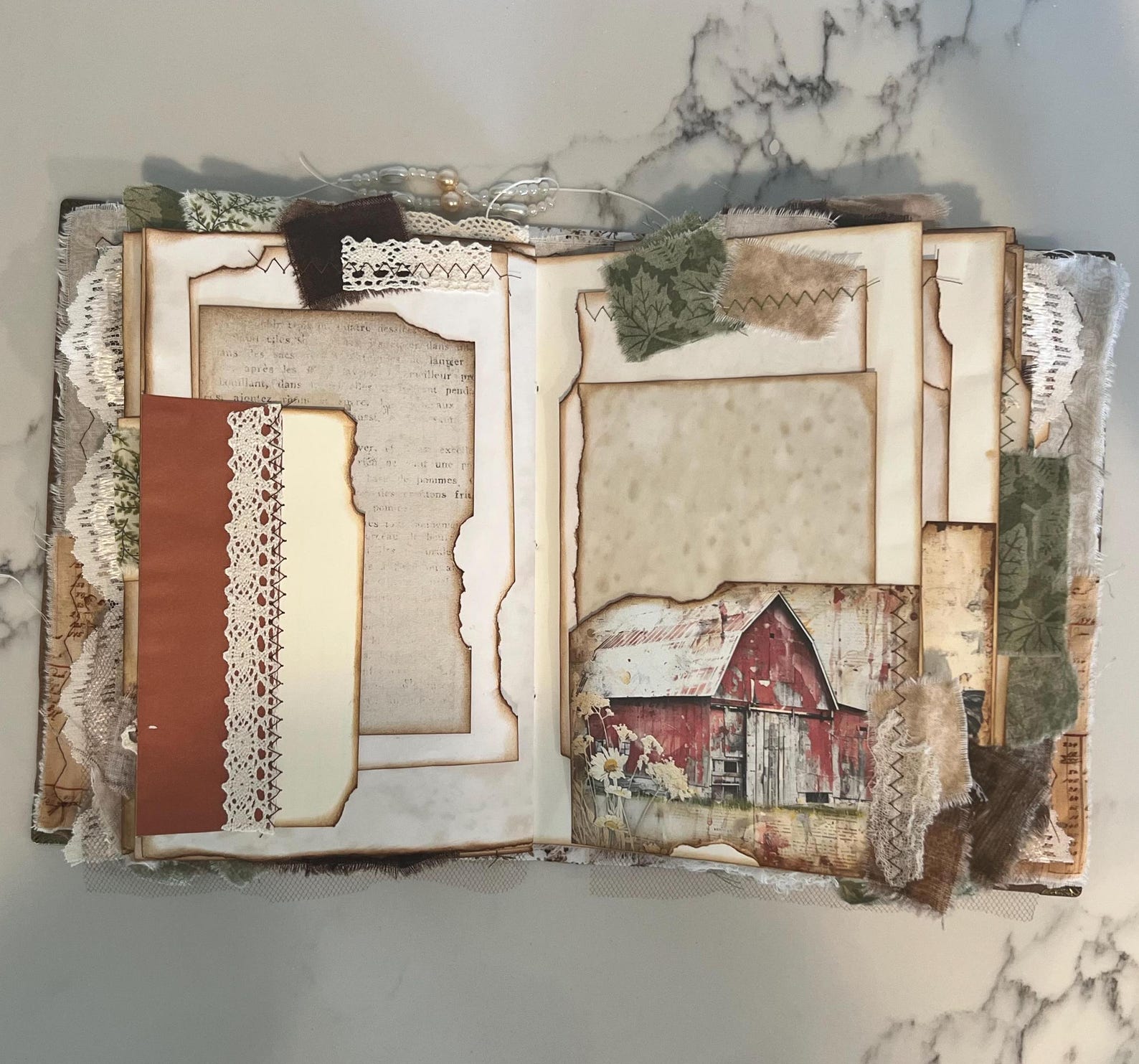 Handmade Old Barn/farm Journal/memory Book - Etsy