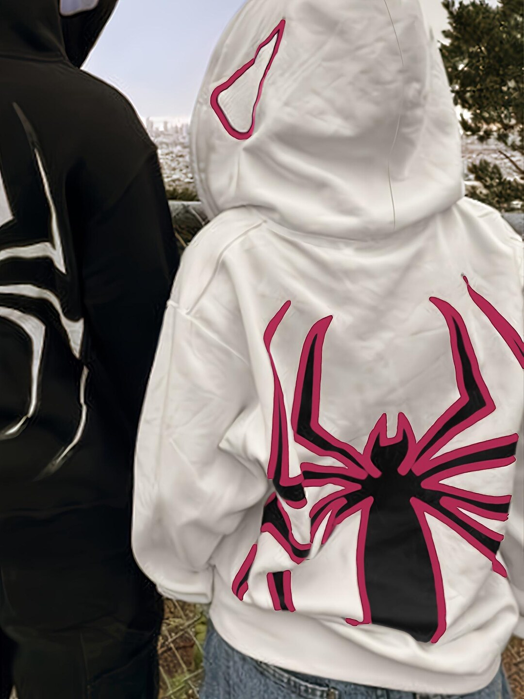 Spider Full Zip up Hoodie, Spider Hoodie, American High Street Hoodie ...