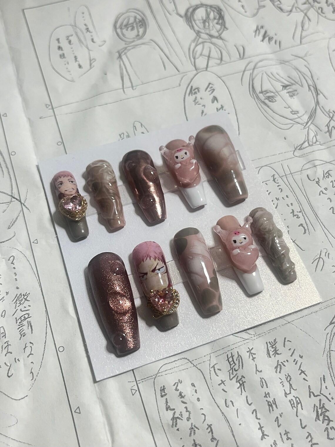 Customizable Yuji Itadori Jjk Jujutsu Kaisen Anime Kawaii Kuromi Sanrio ...