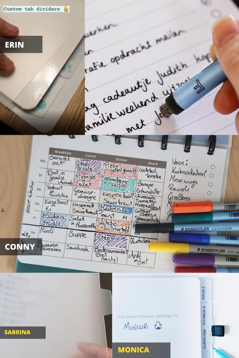 Reusable Priority Planner, Focus Planner With Whiteboard Pages, Made in ...