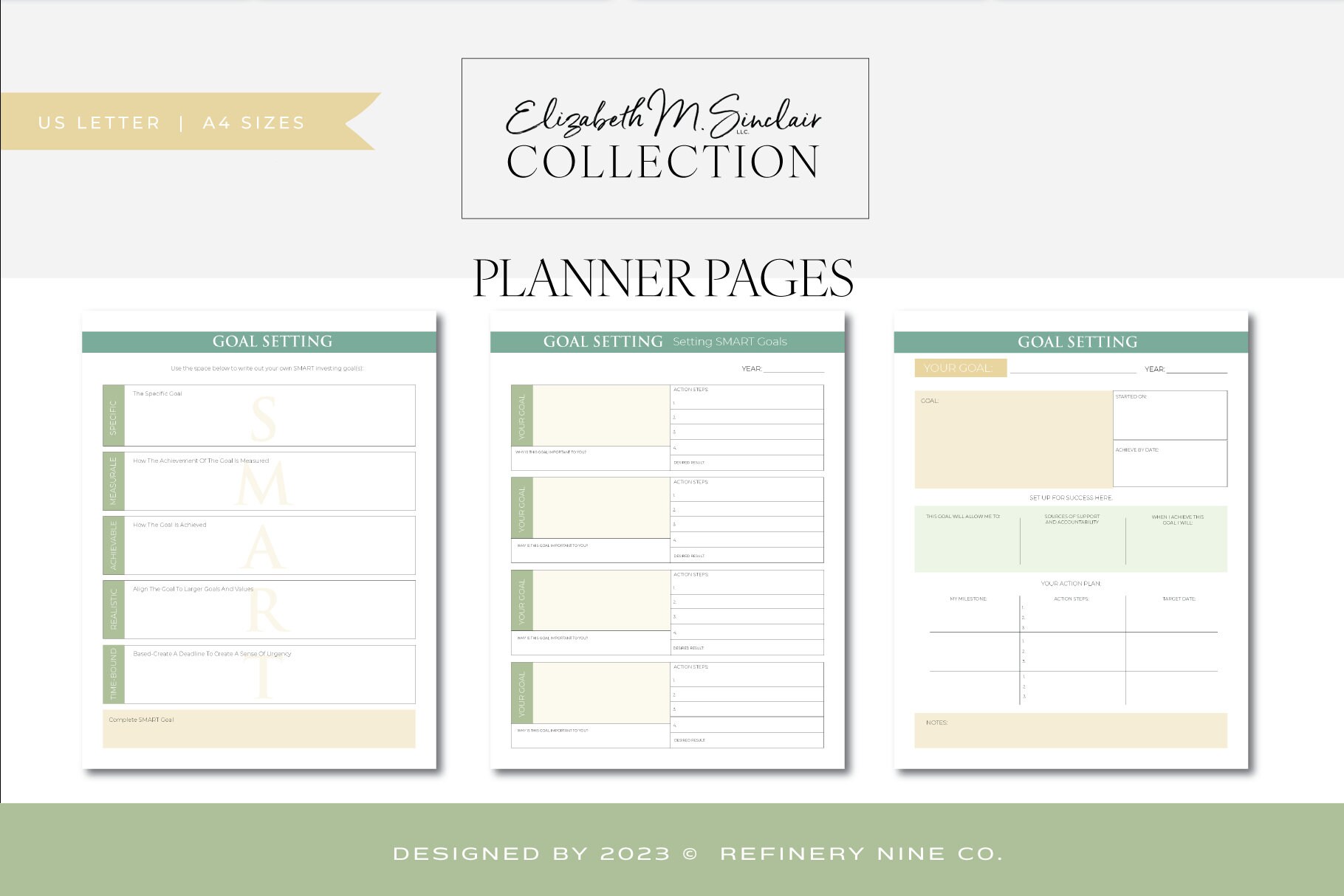 Goal Planner, Goal Setting, Goal Achievement SMART Goals, Vision Board ...