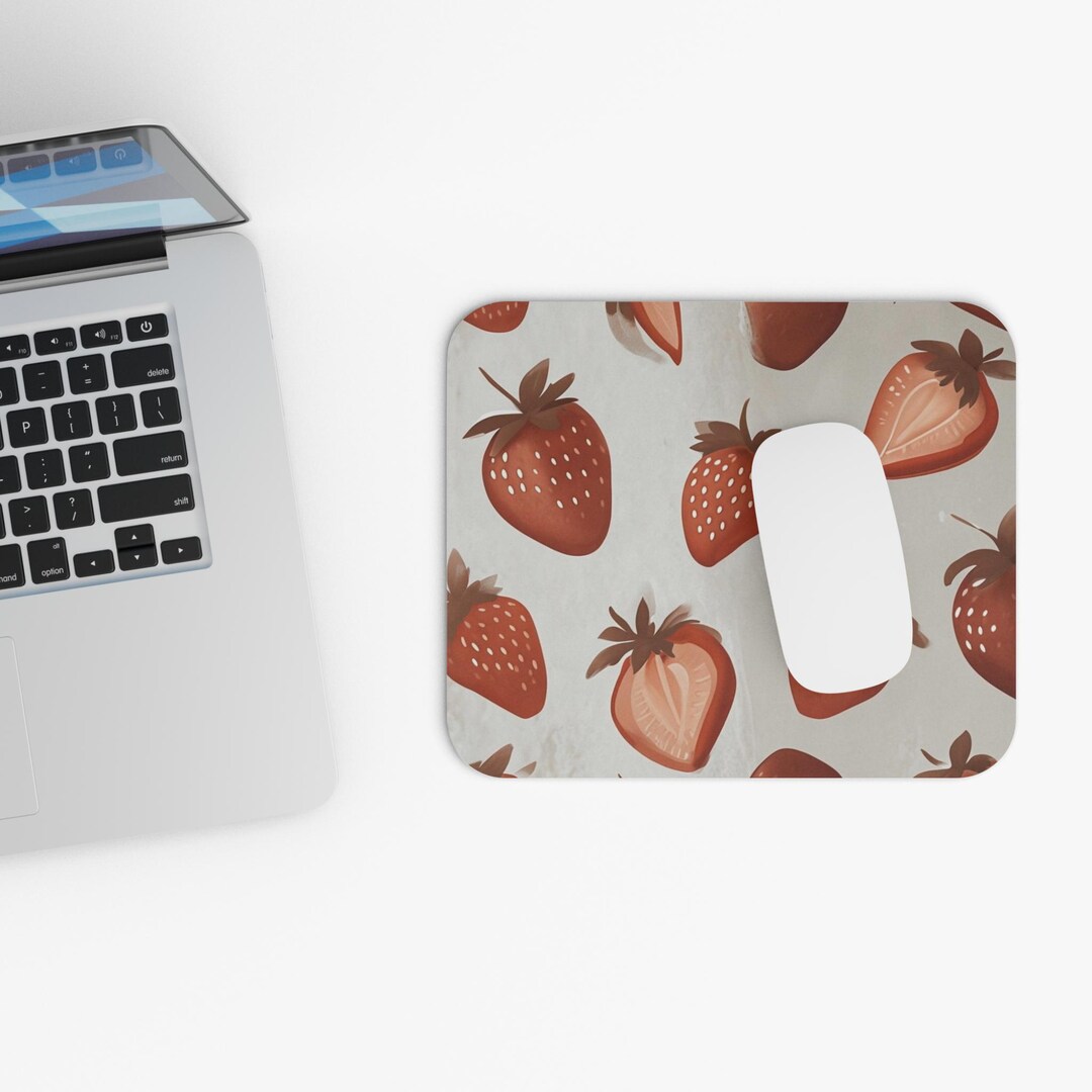 Strawberry Mouse Pad - Etsy