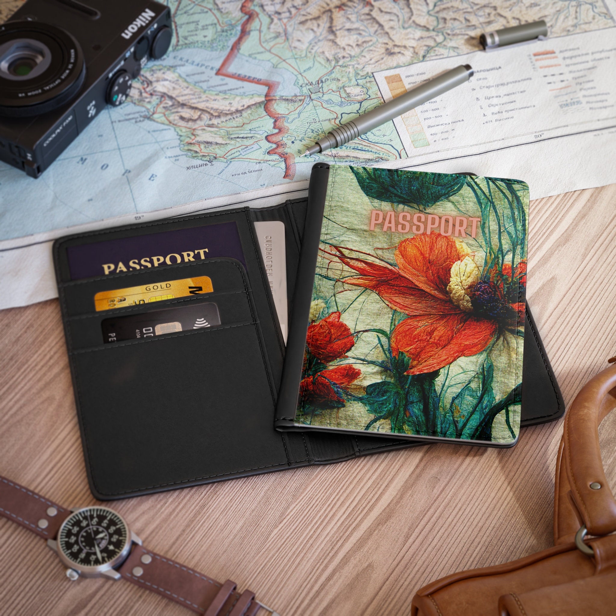 Personalized Passport Covercustom Passport Holder Travel Wallet ...