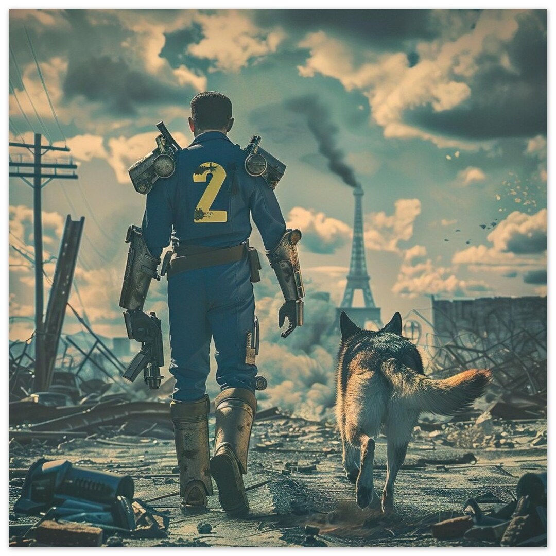 Fallout Poster, Power Armor, Fallout 4, Fallout Fan, Fallout Gift, Fallout Art, Fallout 4 ...