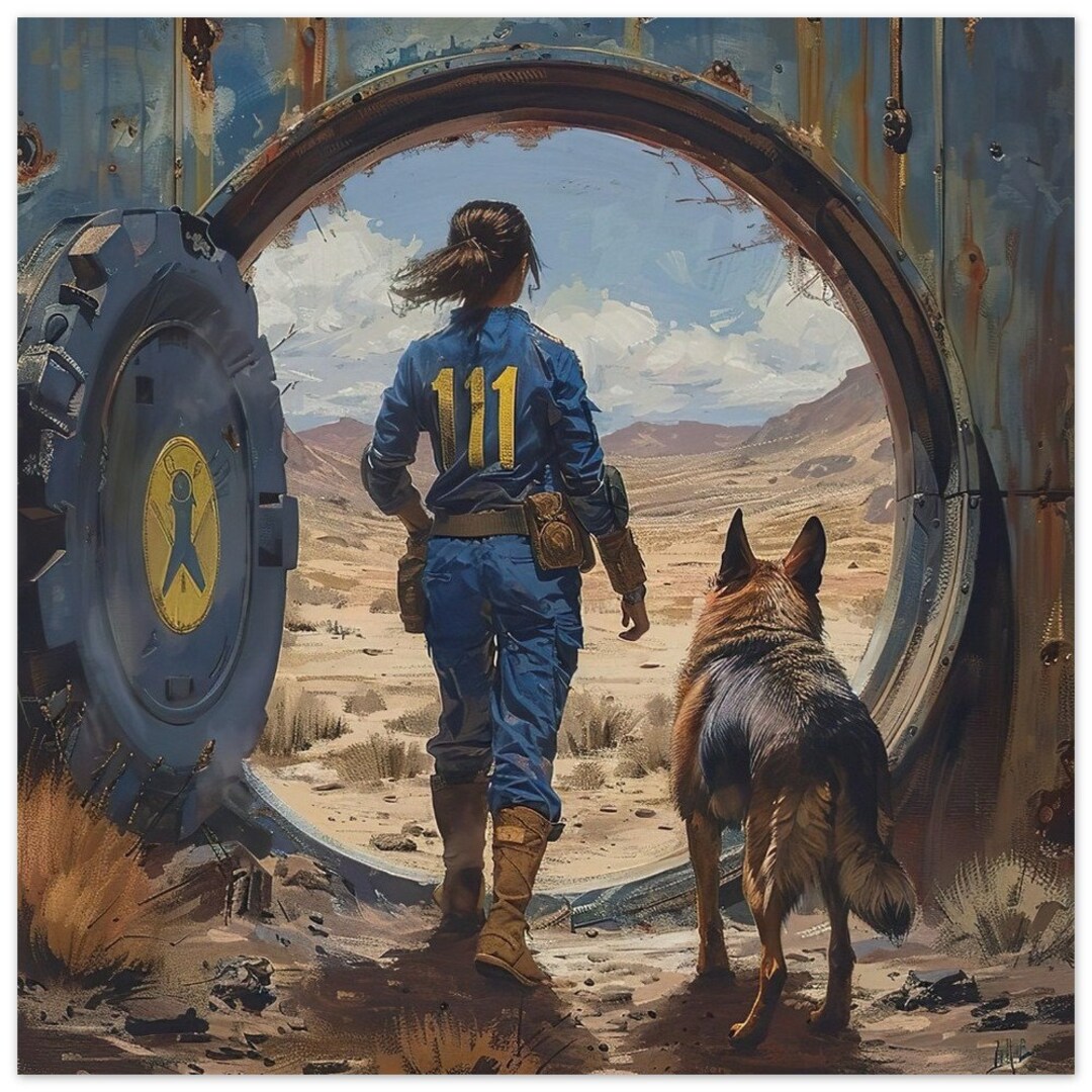 Fallout Poster, Power Armor, Fallout 4, Fallout Fan, Fallout Gift, Fallout Art, Fallout 4 ...