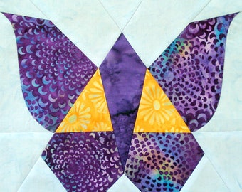 Butterfly Quilt Block | Etsy