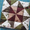 Barn Quilt Block PDF Pattern, Traditional Piecing With Templates, Spool ...