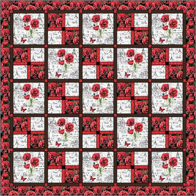 Sweet and Simple PDF Quilt Pattern for Fast and Easy Quilt - Etsy
