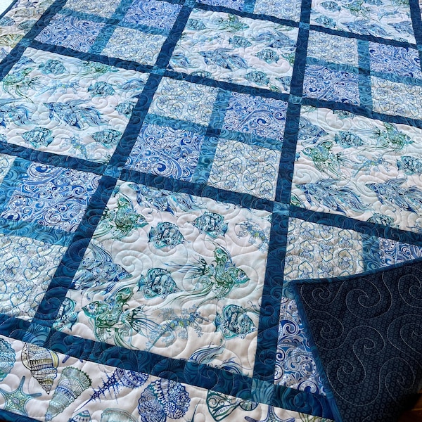 Block Print Quilt - Etsy