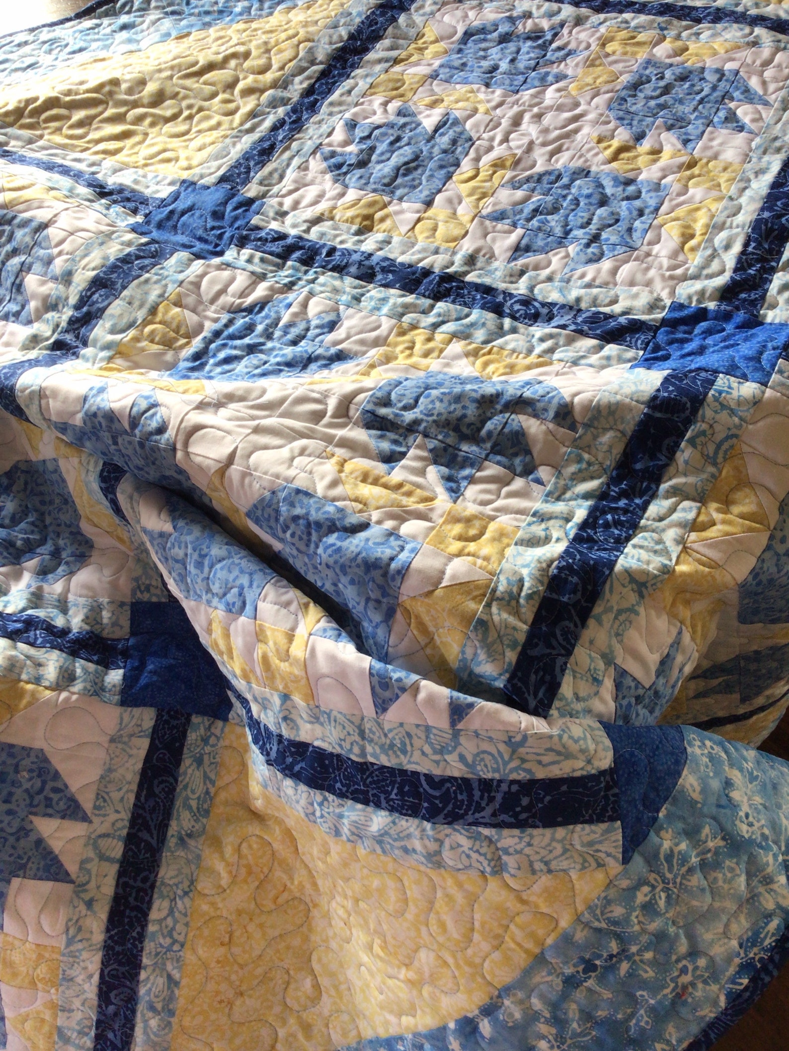 Swirling Thistle PDF Quilt Pattern Measures 51 X 72 - Etsy