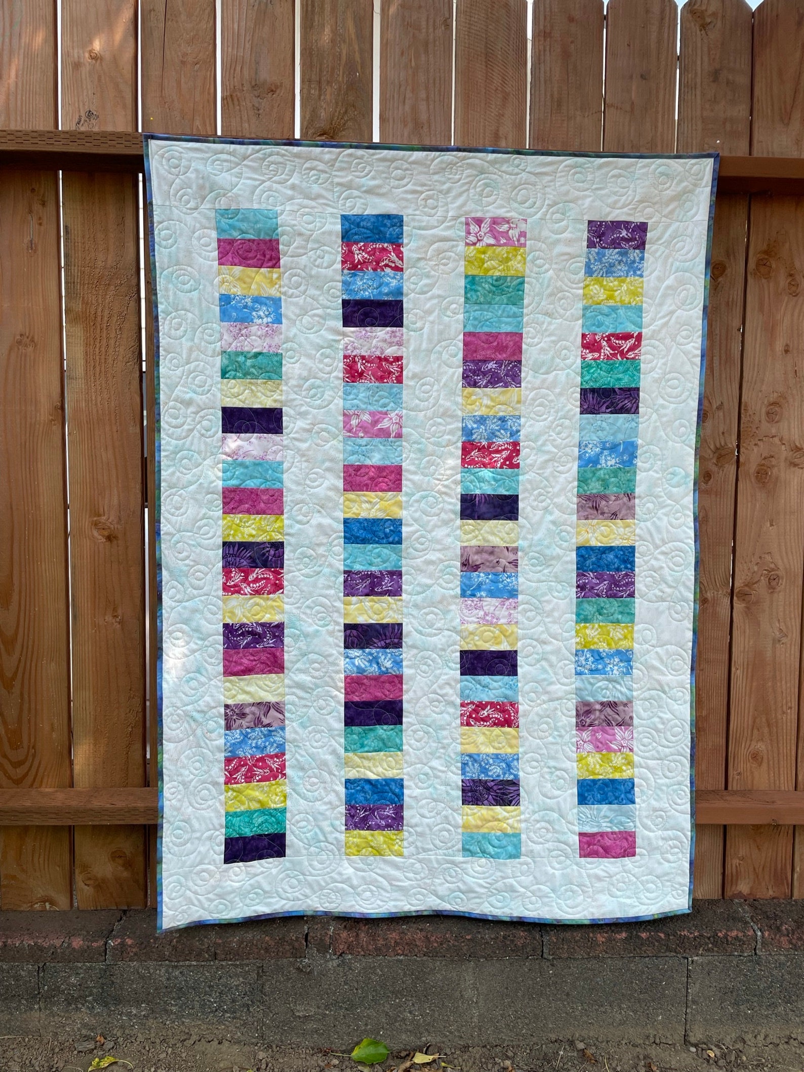 Scrappy Quilt PDF Pattern in Lap or Twin Size Keeping Time - Etsy