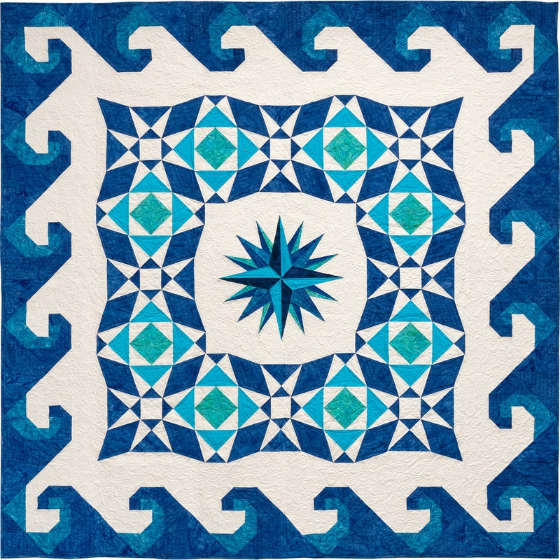Mariners Compass Quilt Pattern - Etsy