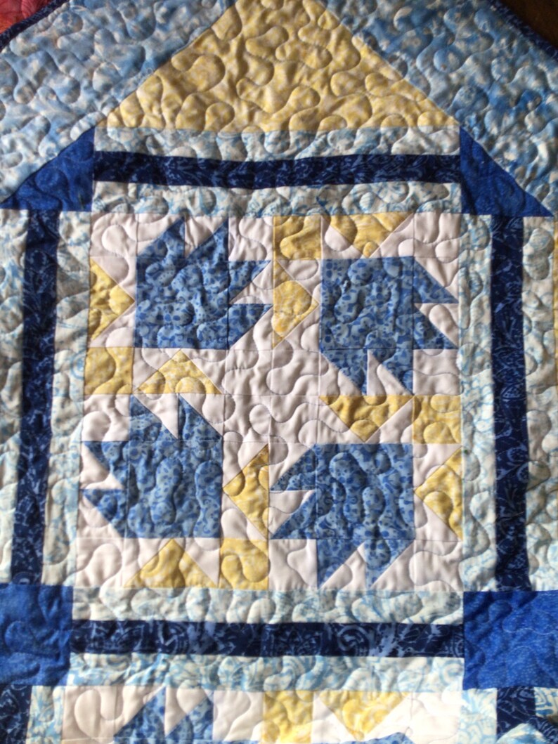 Swirling Thistle PDF Quilt Pattern Measures 51 X 72 - Etsy