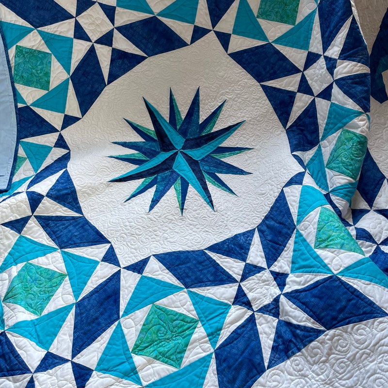 Ocean Wave Quilt Pattern - Etsy