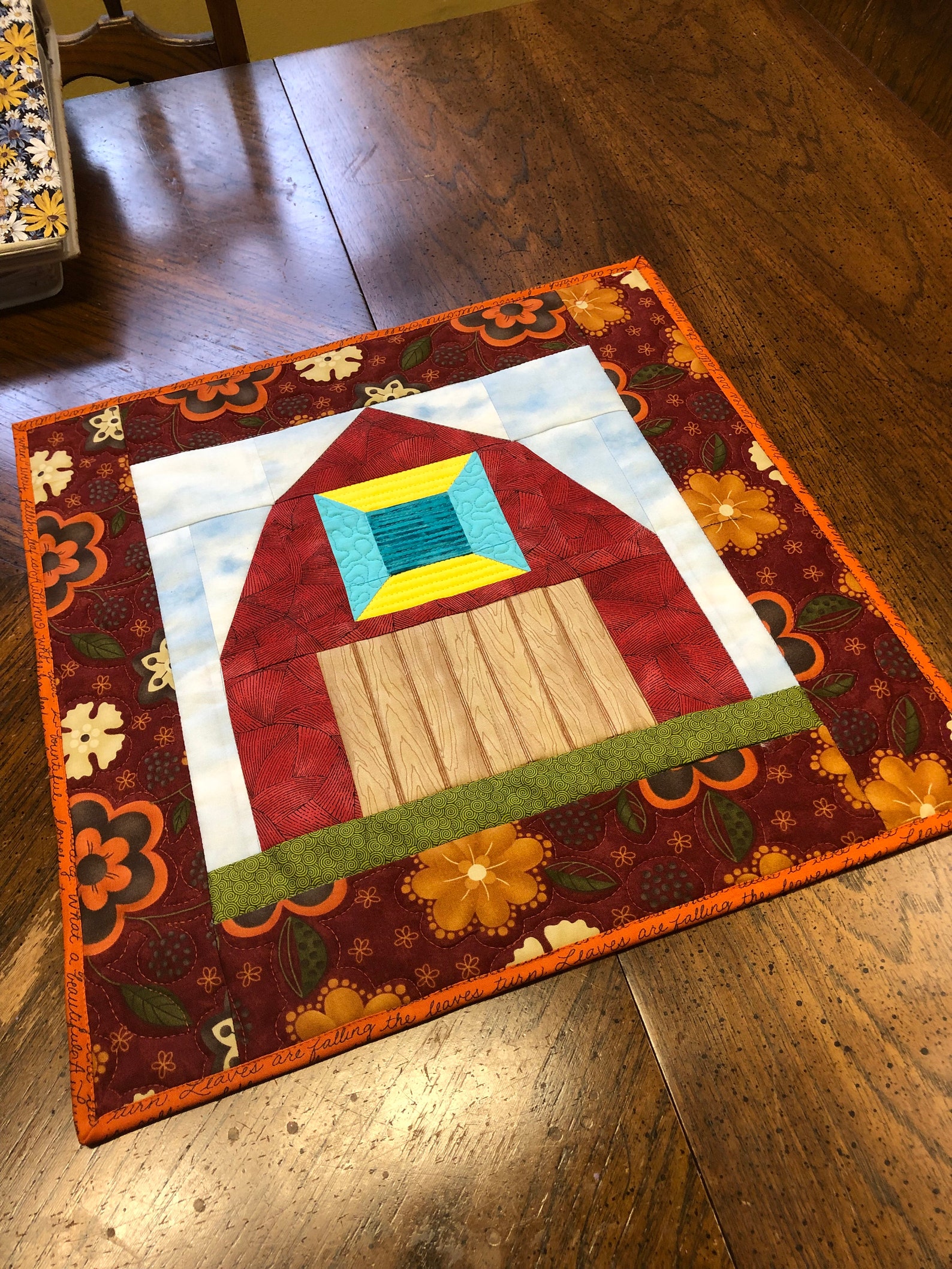 Barn Quilt Block PDF Pattern, Traditional Piecing With Templates, Spool ...