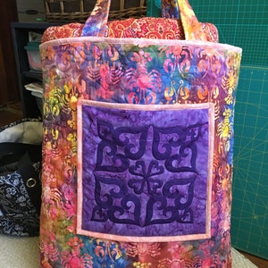Pacifica Quilted Tote Bag Pattern: Easy Reversible Design (PDF Pattern ...