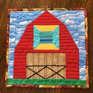 Barn Quilt Block PDF Pattern, Traditional Piecing With Templates, Spool ...