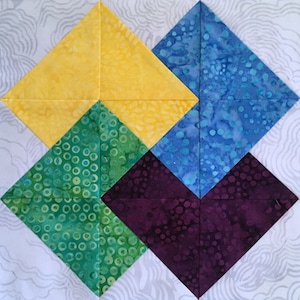 Easy Sampler Quilt Pattern, Beginner Lessons, Learn to Create 12 ...