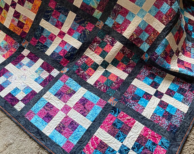 Quick and Easy Lap Quilt, Layer Cake and Beginner Friendly - Printed ...