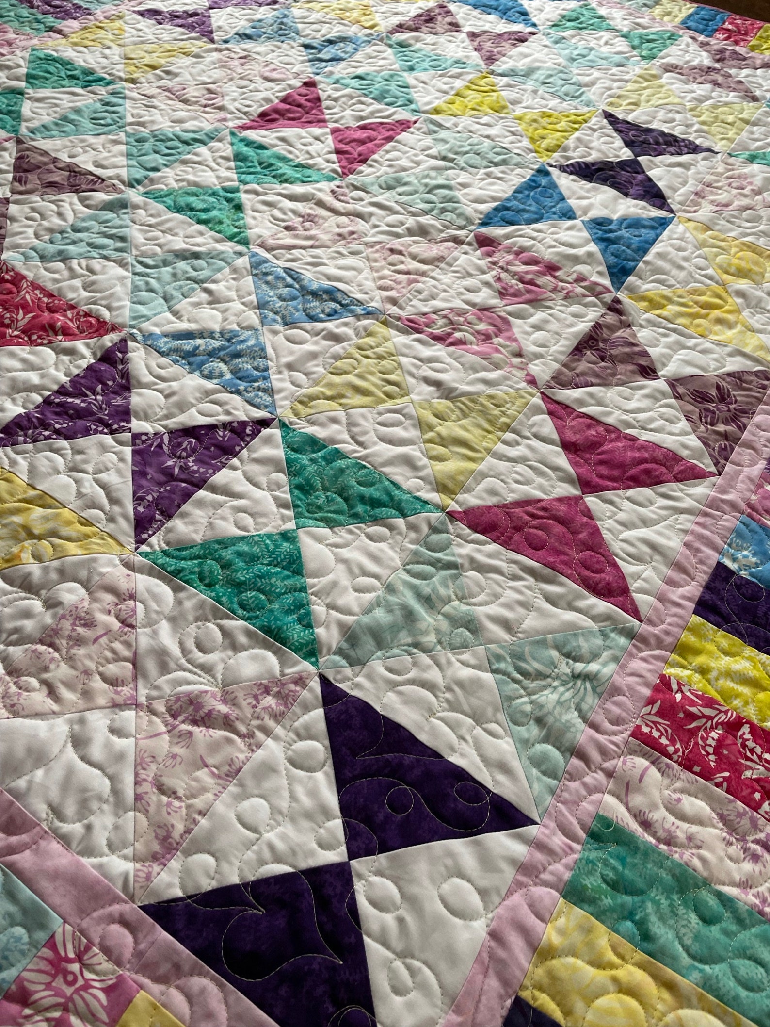 Scrappy Quilt PDF Pattern in Lap or Twin Size Keeping Time - Etsy