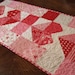 Charming Heart Table Runner PDF Quilt Pattern, 18 1/2 X 41 Inches, or ...