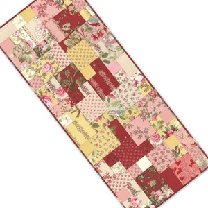 PDF Charm Square Table Runner or Table Topper Quilt Pattern, Easy ...