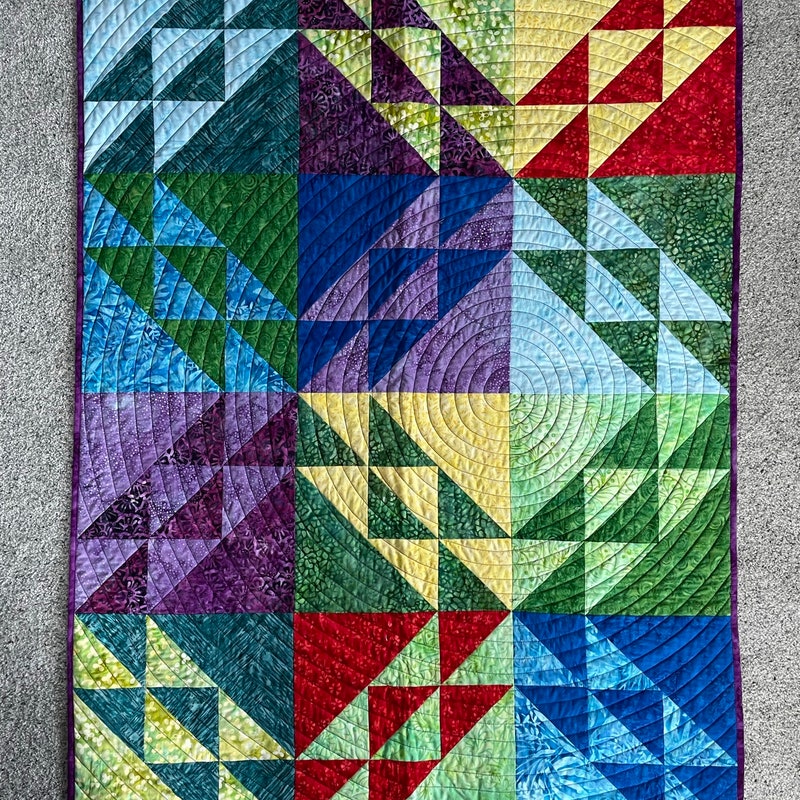 Wave Quilt Pattern - Etsy