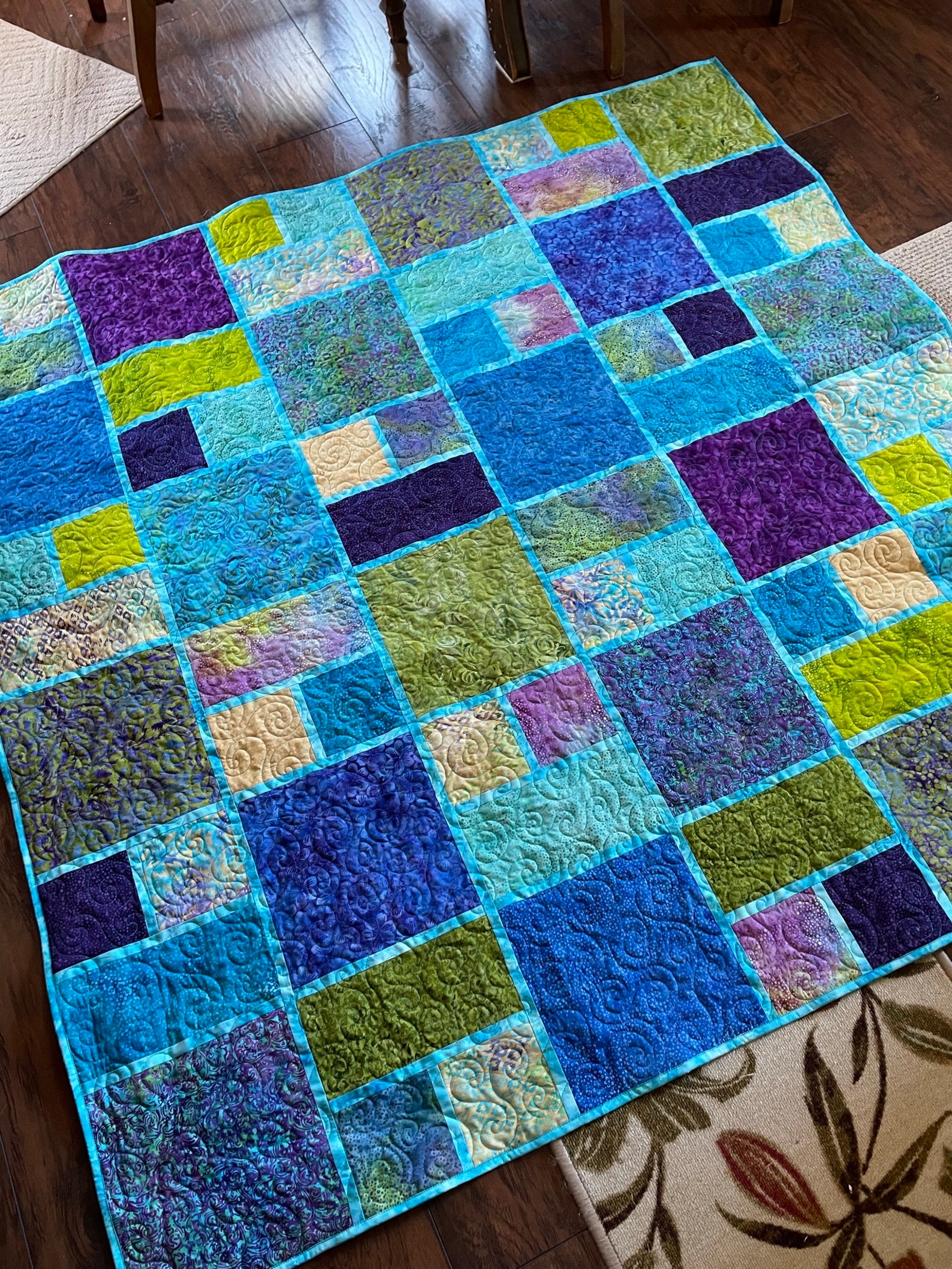 Fast Lane PDF Quilt Pattern for Quick and Easy Lap Quilt, Use Layer ...