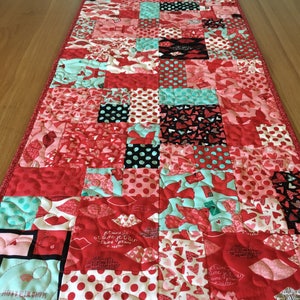 PDF Charm Square Table Runner or Table Topper Quilt Pattern, Easy ...
