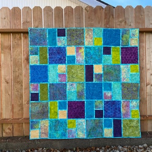 Fast Lane PDF Quilt Pattern for Quick and Easy Lap Quilt, Use Layer ...