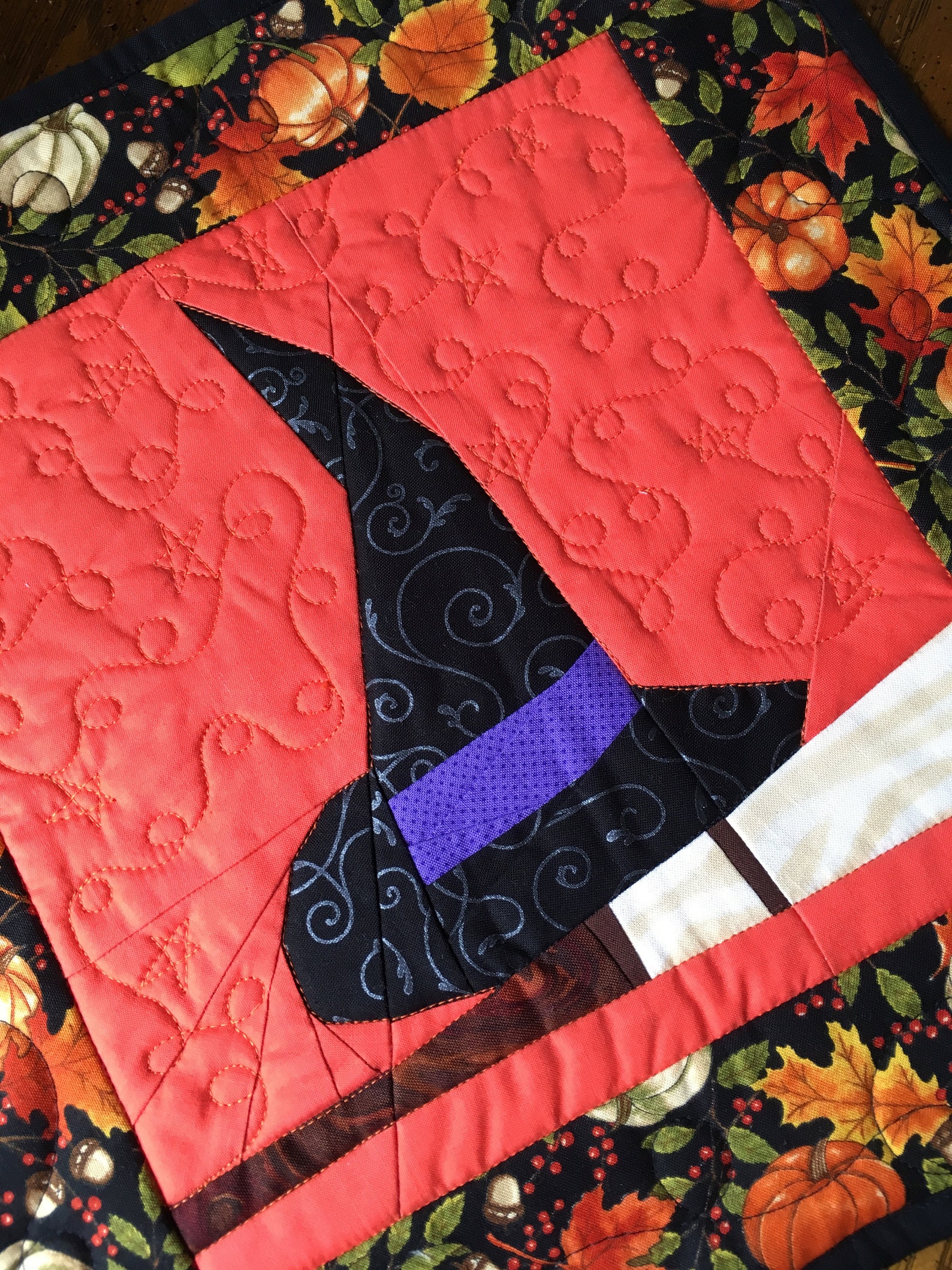 PDF Witch's Night Out Quilt Block Pattern 9 Inch - Etsy