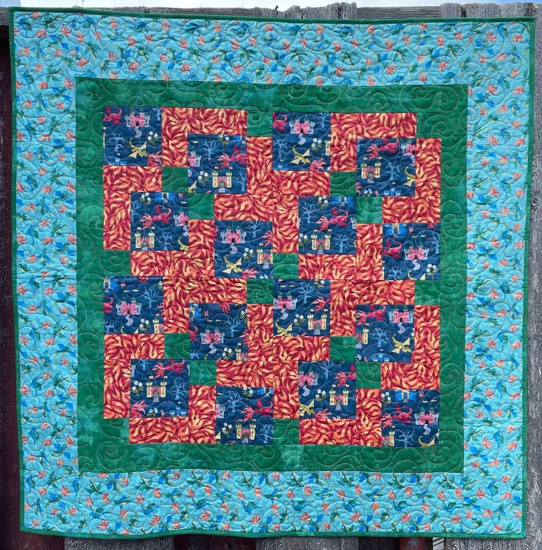Simple Charm Square Baby Quilt Pattern to Use With Five Inch Squares ...