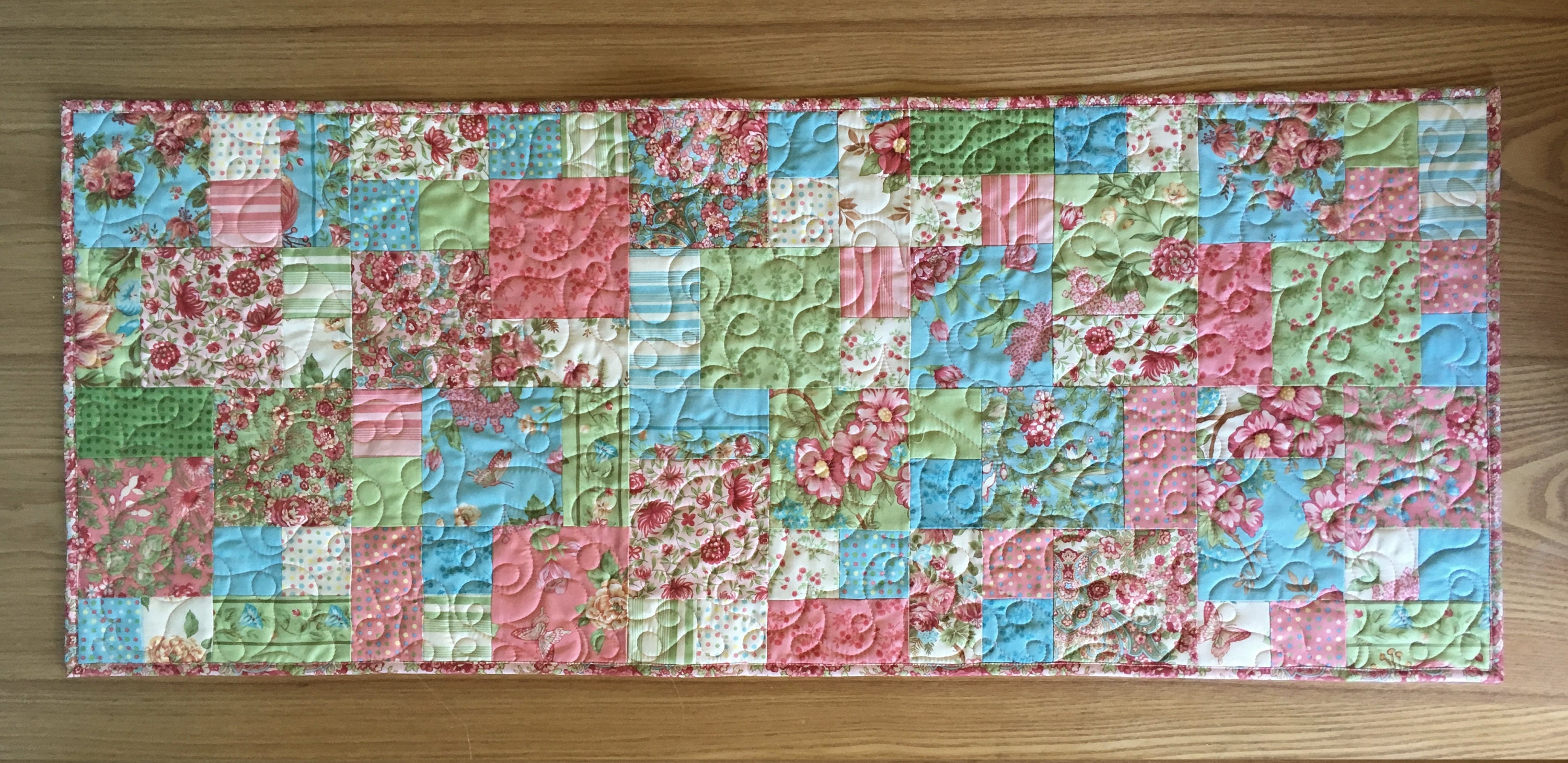 PDF Charm Square Table Runner or Table Topper Quilt Pattern, Easy ...