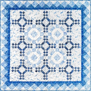 Skift Winter PDF Quilt Pattern Featuring Snowed in by Island Batik - Etsy