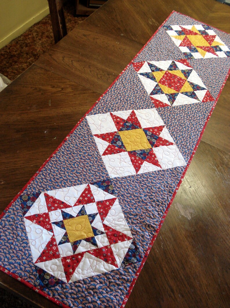 Summer Stars PDF Pattern for Table Runner Wall Hanging or - Etsy