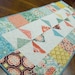 Printed Windmills Charm Square Table Runner Quilt Pattern - Etsy
