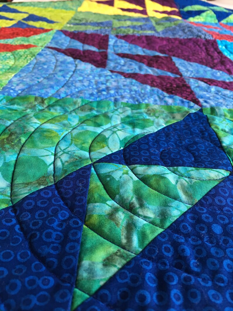 Multi Size Quilt Pattern Big Surf Printed Pattern for Ocean | Etsy