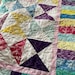 Scrappy Quilt PDF Pattern in Lap or Twin Size, Keeping Time Featuring ...