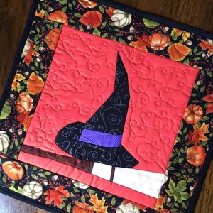 PDF Witch's Night Out Quilt Block Pattern 9 Inch Foundation Paper ...