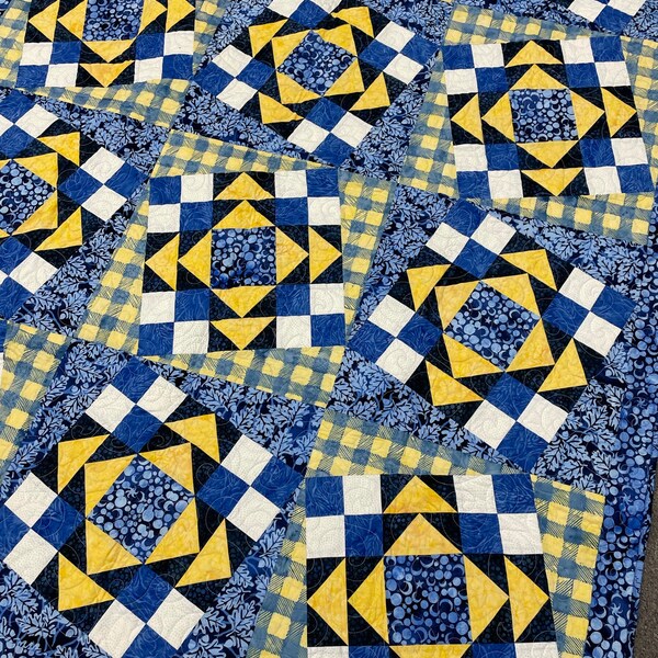 Wonky Quilt - Etsy
