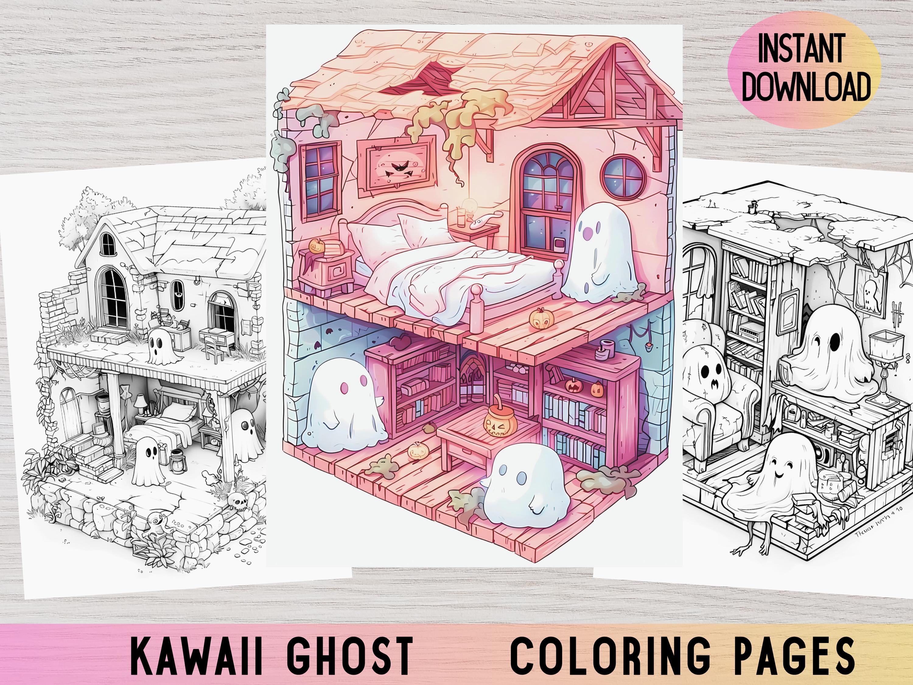 Ghost Coloring Pages, Printable Ghost Coloring Pages, Ghost Colouring ...