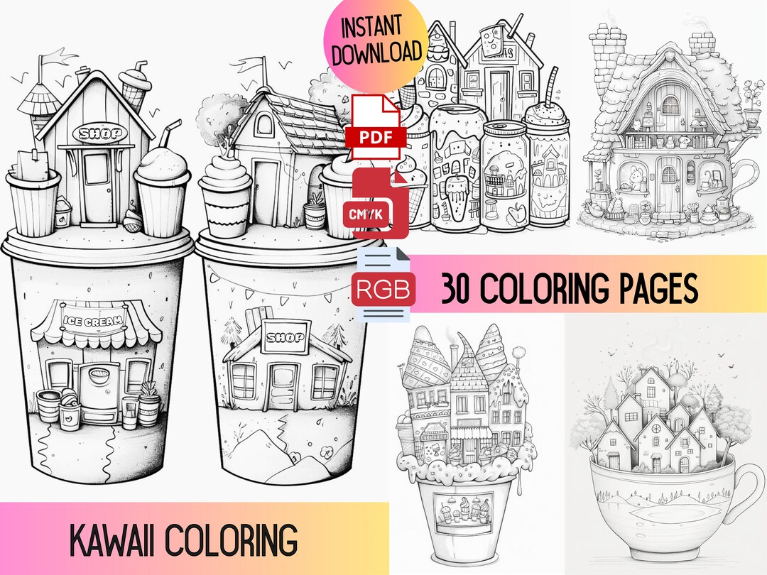 Cute Coloring Pages, Adult Coloring, Kawaii Coloring, Kawaii Coloring ...