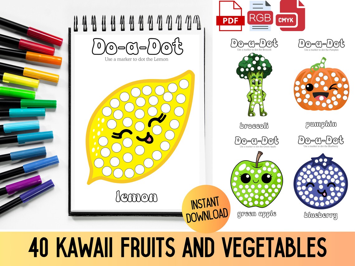 Do a Dot, Dot Marker Pages, Dot Marker Coloring, Do a Dot Coloring, Dot ...