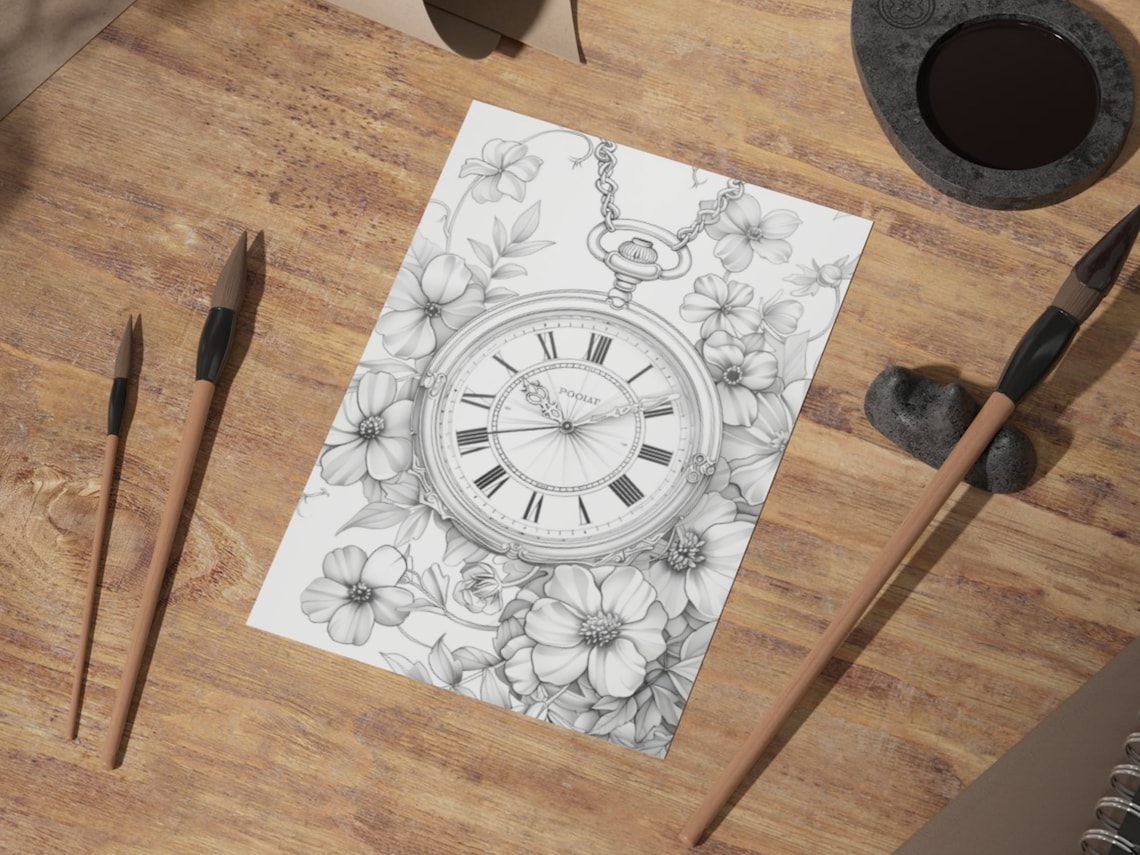 Vintage Coloring Pages, Antique Coloring Books, Vintage Flower Coloring ...