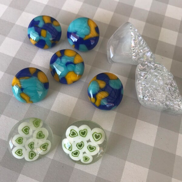 Fused Glass Buttons - Etsy