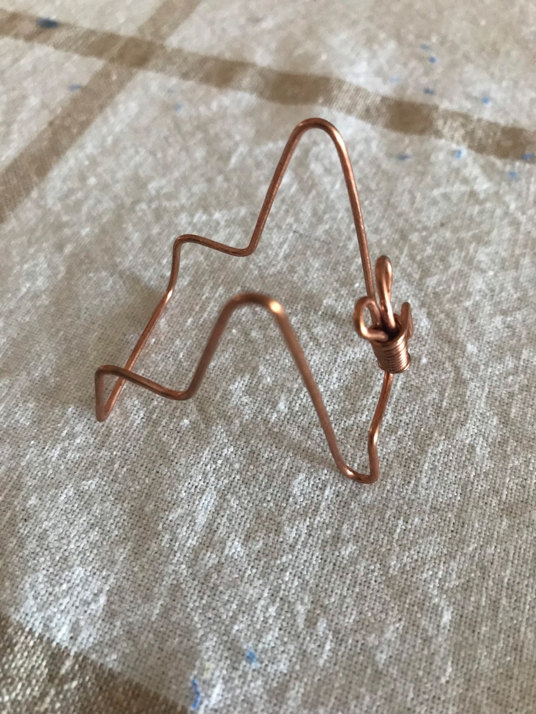 10 Handcrafted Copper Wire Small Stands for Display 2 - Etsy